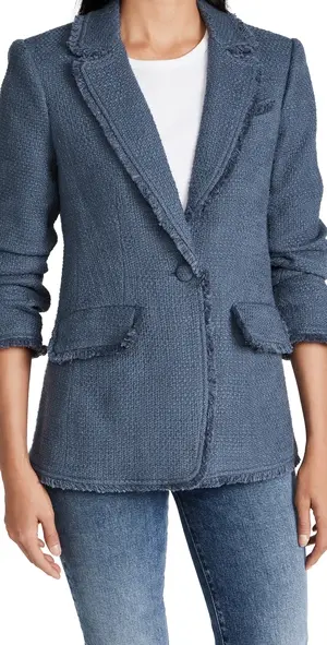 Cinq À Sept Cinq À Sept Khloe Boucle Blazer Shadow