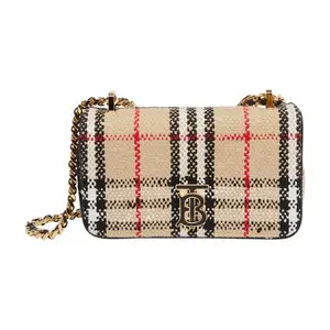 Burberry Check Lola Mini Bag - Archive_beige