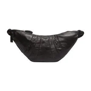 LEMAIRE Croissant Large Bag - Dark Chocolate