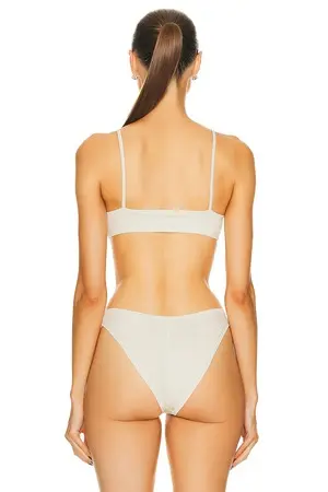 HELSA Jersey Bralette In Neutral