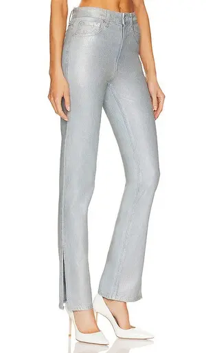 GRLFRND Harlow Coated High Rise Boot Jeans