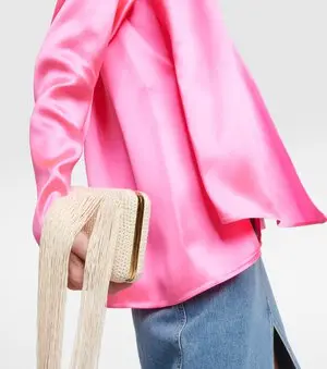 Magda Butrym Embellished Silk Blouse