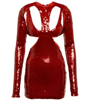 LAQUAN SMITH Sequined Minidress