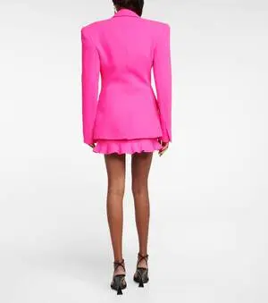 David Koma Embellished Virgin Wool Blazer