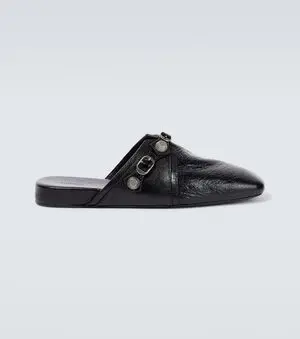 Balenciaga Cosy Leather Slippers