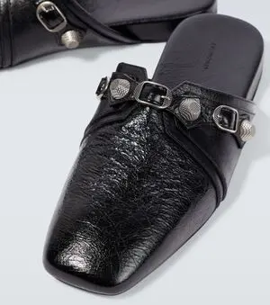 Balenciaga Cosy Leather Slippers
