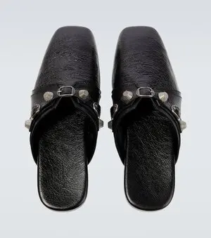 Balenciaga Cosy Leather Slippers