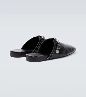 Balenciaga Cosy Leather Slippers