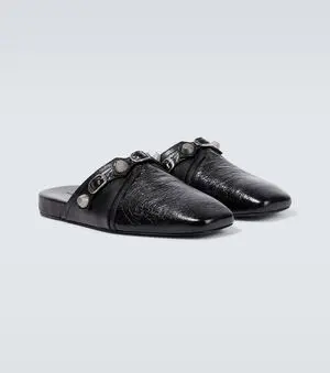 Balenciaga Cosy Leather Slippers