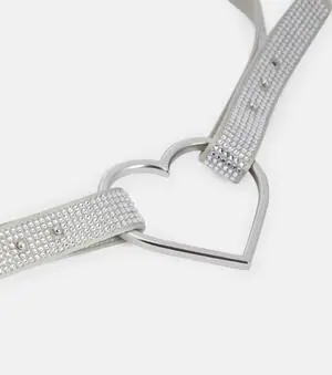 Blumarine Heart Crystal-embellished Belt