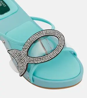 Emilio Pucci Musa Crystal-embellished Clogs