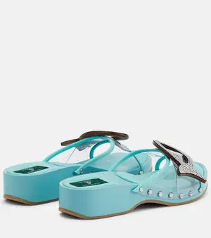 Emilio Pucci Musa Crystal-embellished Clogs