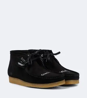 Clarks Suede Boots - Black