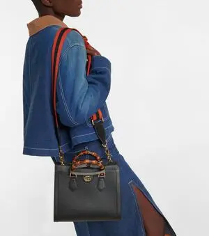 Gucci Diana Small Leather Tote Bag