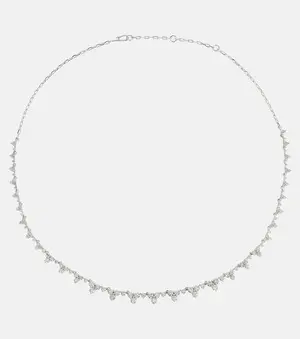 Ileana Makri Rivulet Tears Diamond Necklace - Silver