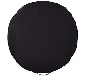 SORRA HOME 24' Circle Twill Floor Pillow With H Andle - One-color