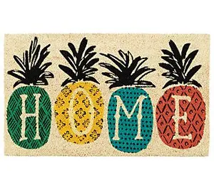 DESIGN IMPORTS Pineapple Home 17' X 29' Doormat - One-color