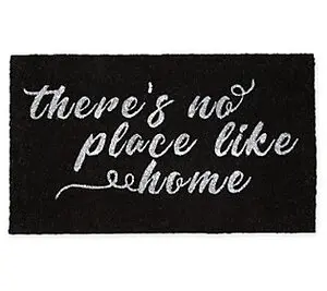 DESIGN IMPORTS No Place Like Home 17' X 29' Doo Rmat - One-color