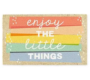 DESIGN IMPORTS Enjoy The Little Things 17' X 29 Doormat - One-color