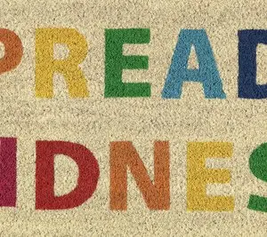 DESIGN IMPORTS Spread Kindness 17' X 29' Doorma T