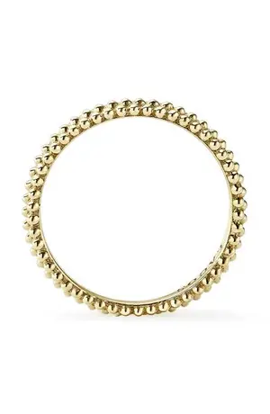 Lagos Caviar Beaded Stacking Ring - Yellow Gold
