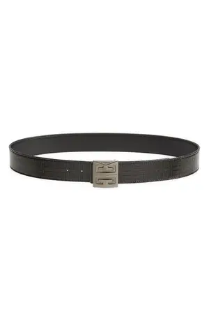Givenchy Silver Tone Belts For Men