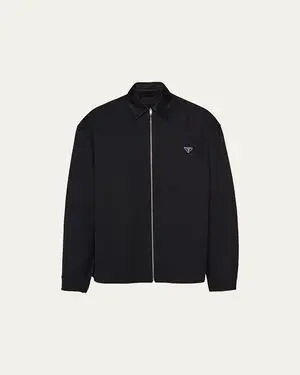 Prada Full-zip Gabardine Overshirt