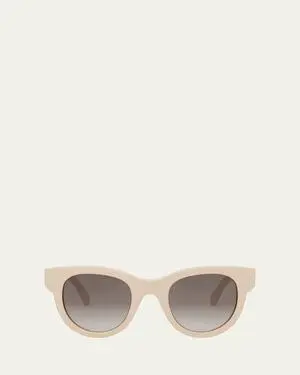 Celine Celine Tortoiseshell Cat-Eye Sunglasses White Other Gradient Brown