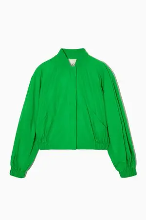 Cos Voluminous Cropped Bomber Jacket