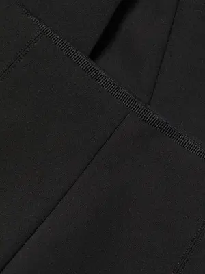 Vince Bobbi Stitch-front Seamed Mid-rise Leggings - Black