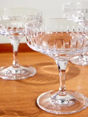 SOHO HOME Roebling Set Of Four Crystal Champagne Coupes