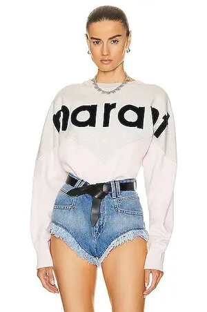 Isabel Marant Étoile Isabel Marant Étoile Houston Sweatshirt Light Pink