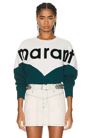 Isabel Marant Étoile Isabel Marant Étoile Houston Sweatshirt Teal