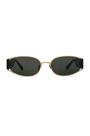 Linda Farrow Shelby Cat Eye Sunglasses - Black