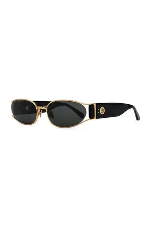 Linda Farrow Shelby Cat Eye Sunglasses - Black