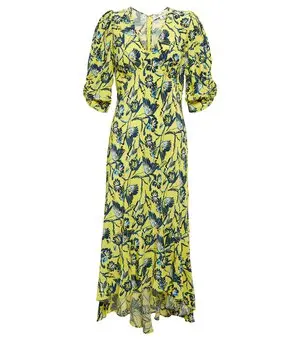 Diane Von Furstenberg Printed Crêpe Midi Dress