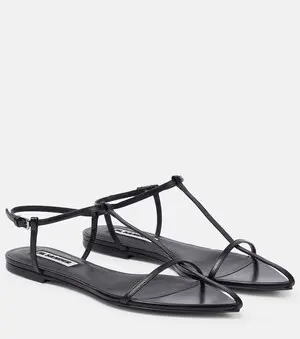 JIL SANDER Tripon Leather Sandals