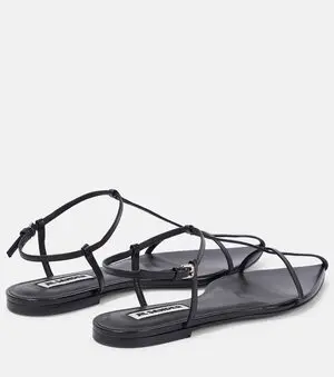 JIL SANDER Tripon Leather Sandals