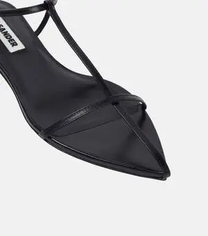 JIL SANDER Tripon Leather Sandals