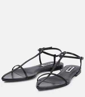 JIL SANDER Tripon Leather Sandals