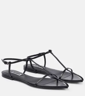 JIL SANDER Tripon Leather Sandals