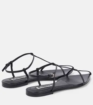 JIL SANDER Tripon Leather Sandals