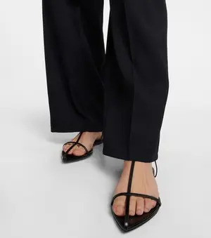 JIL SANDER Tripon Leather Sandals