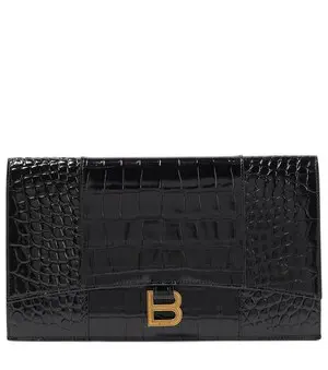 Balenciaga Gold Tone Clutches For Women