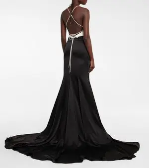 David Koma Embellished Gown
