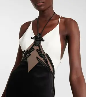 David Koma Embellished Gown