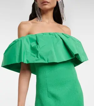 Rebecca Vallance Rumi Off-shoulder Minidress