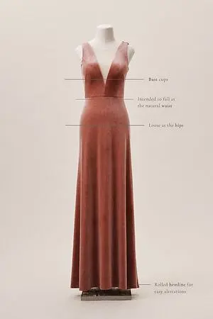 Jenny Yoo Logan Velvet Gown