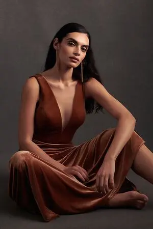 Jenny Yoo Logan Velvet Gown