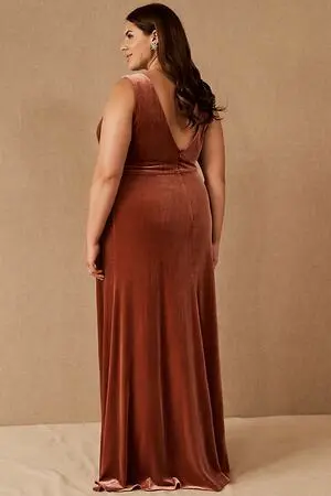 Jenny Yoo Logan Velvet Gown